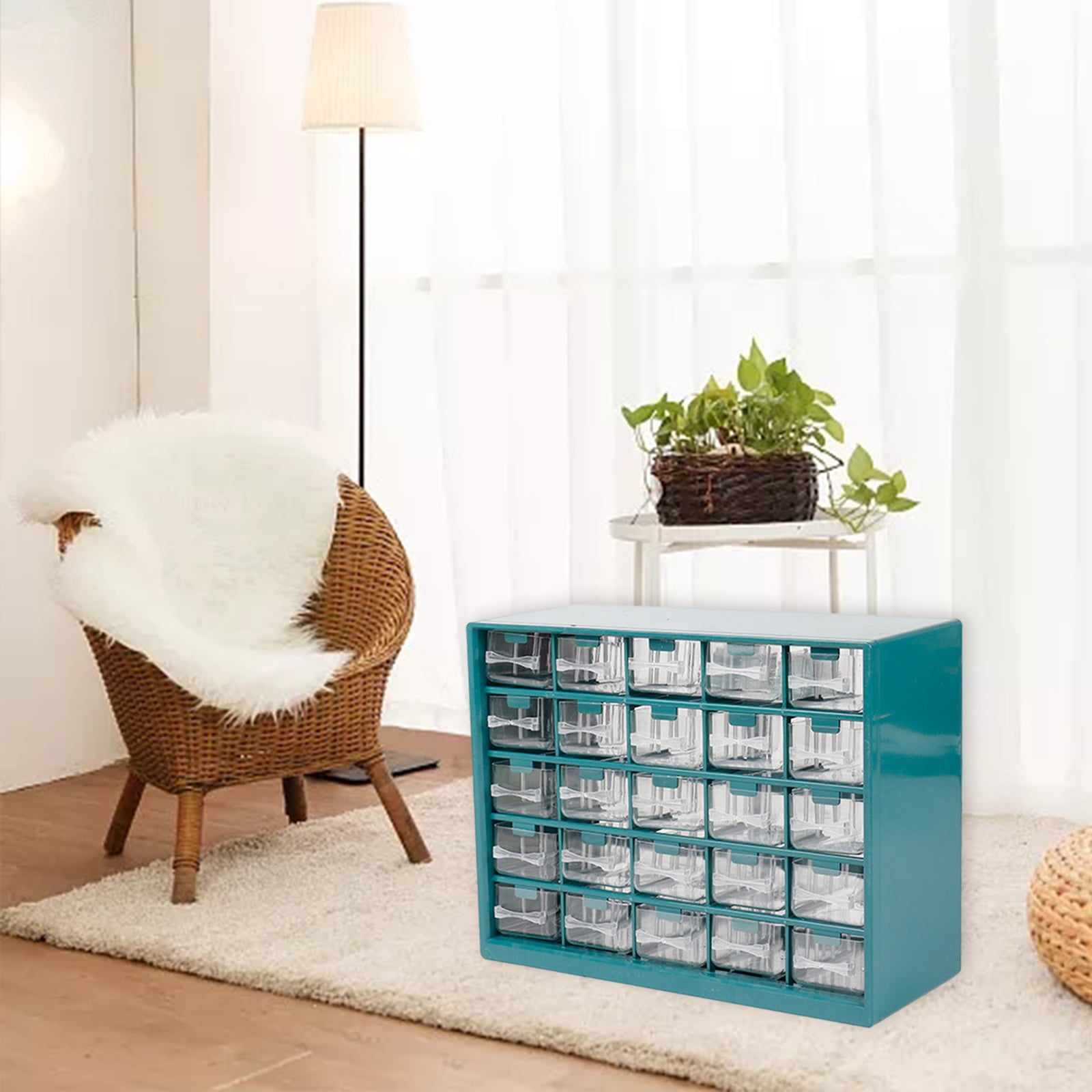 25 Drawer Parts Storage Storage Box Screw Parts Organizer Craft ...