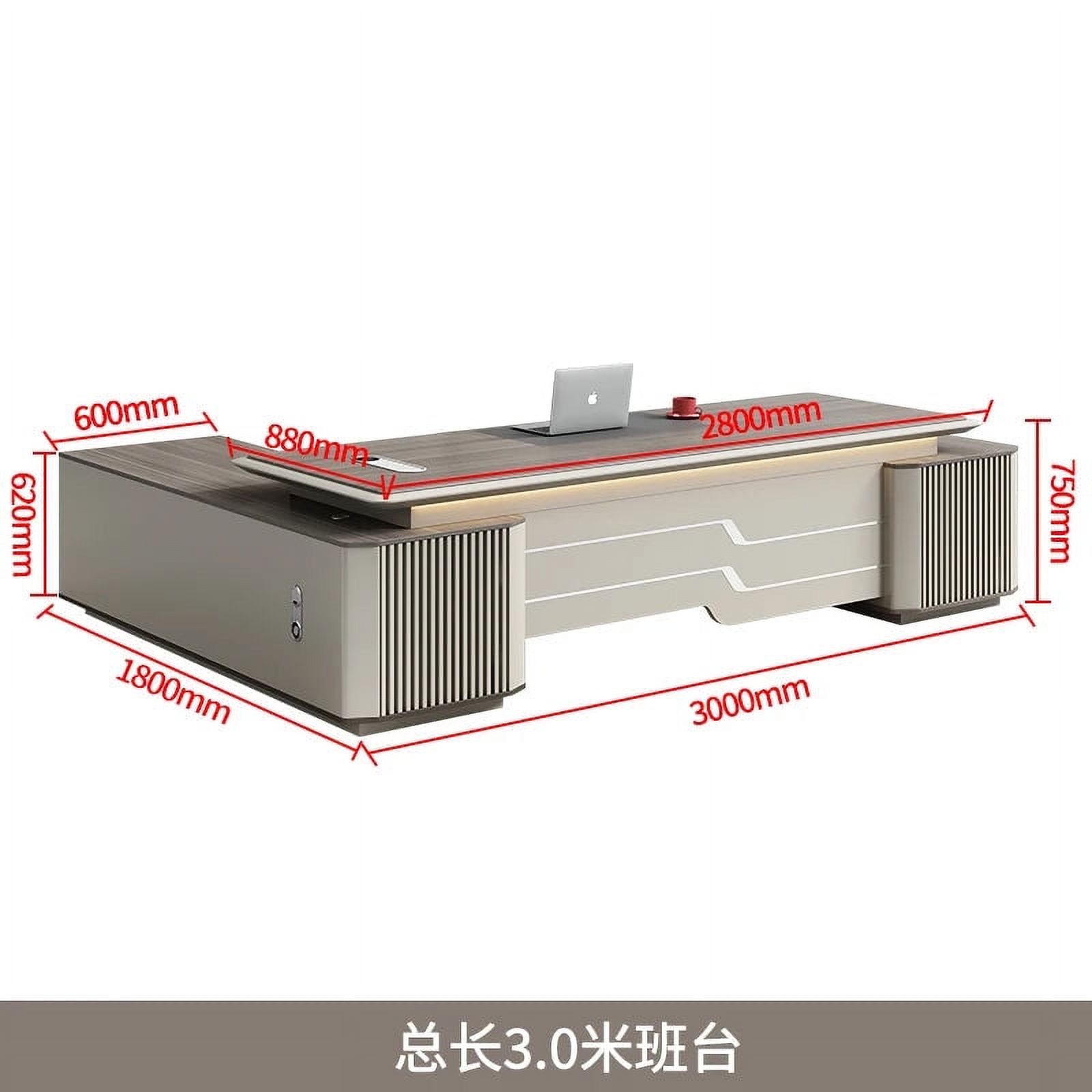 Modern Luxury Office Desk Boss Corner Executive Table Standing ...