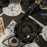 Pendulum Board Set Wooden Dowsing Divination Board Metaphysical Message ...