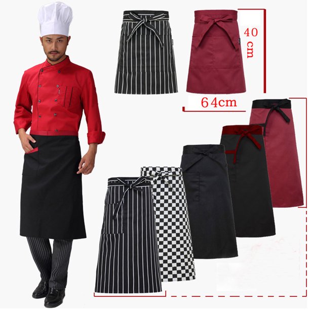 Volkmi Hotel restaurant kitchen chef striped apron waiter short chef ...