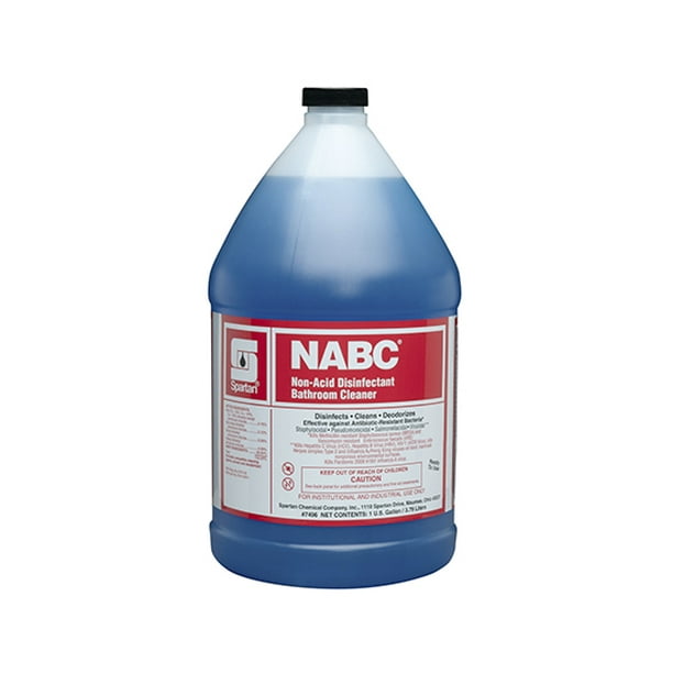 Spartan NABC Bathroom Cleaner, Gallons, 4 Gallons/Case - Walmart.com