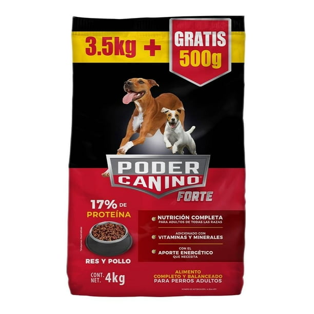 Alimento para perros Poder Canino Forte Adulto todas las razas todos ...