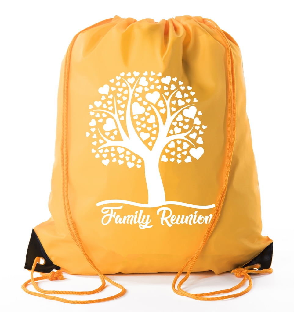 Family Reunion Gift Bags for Family Reunion Favors | Drawstring Bags ...