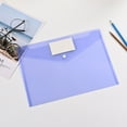 Transparent File Bag A4 Student Office Pp File Bag Button Stationery ... Transparent File Bag A4 Student Office Pp File Bag Button Stationery ...