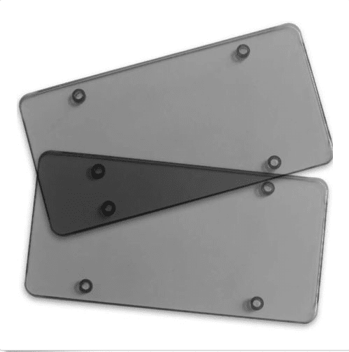 2Pcs Clear License Plate Cover Frame Cover Shield Protector Car Truck 6 ...