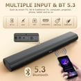 Wave Base Sound bar with Bluetooth for TV Tabletop Digital Audio ...