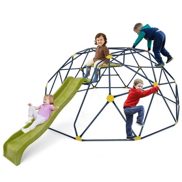 Infans 13.3 FT Climbing Dome Geometric Dome Climber with Extended Wavy ...
