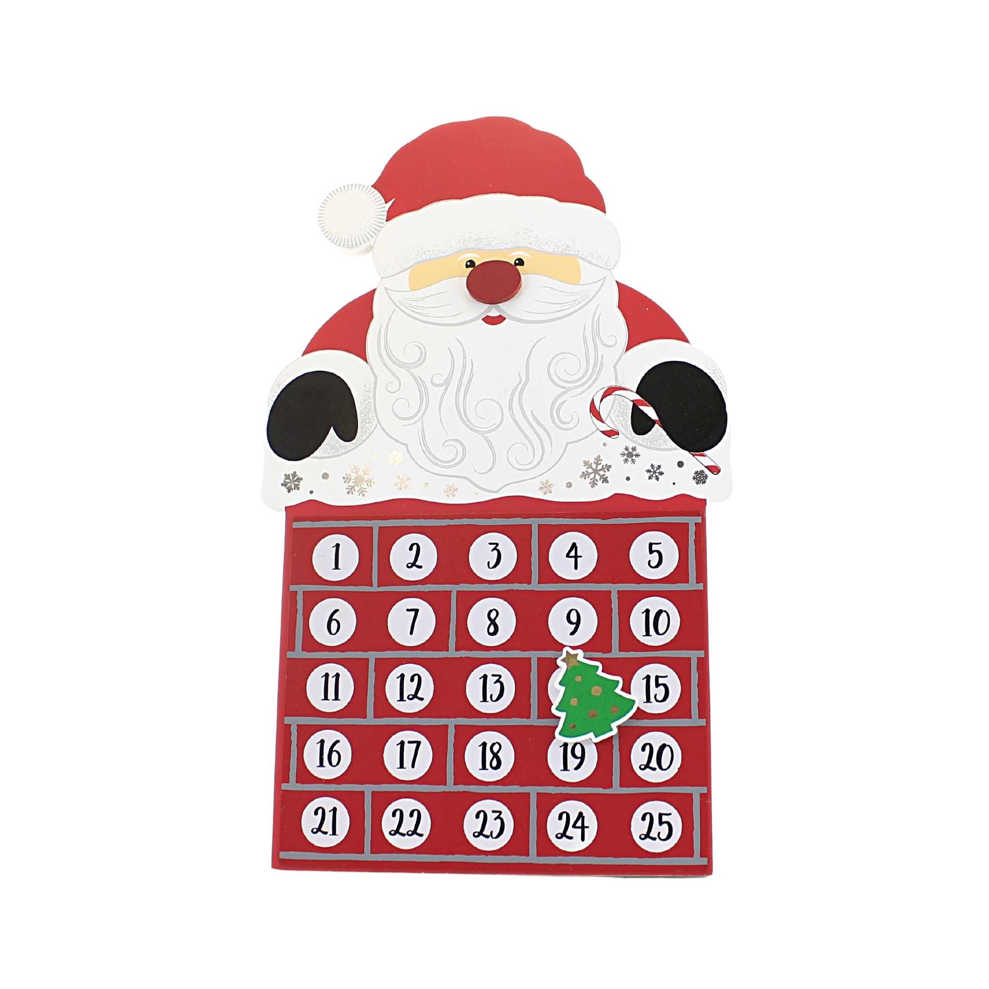 Santa Countdown Sign - One Wall/Table Plaque 14.75 Inch, Wood - Wall Or ...