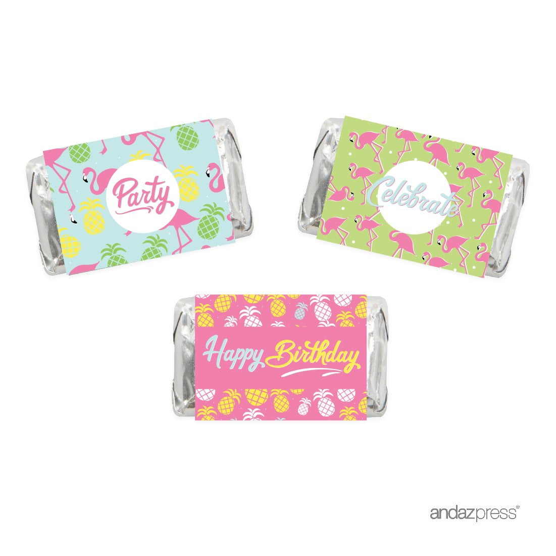 Birthday Hershey's Miniatures Chocolates Party Favor Labels Stickers ...