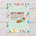 Surprise Party Letter Papers-25 Sheets of colorful, One-Sided Framed ...
