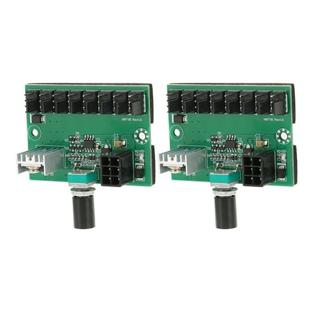 4 Pin Fan Adapter, PWM PC Chassis Fan Hub 2 Pin 3 Pin 4 Pin 6Pin Power ...