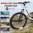 26 Inch Mountain Bike Dual Suspension, 21-Speed Mountain Bicycle with ...