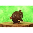 Unique Handmade Coconut Shell Wood Cute Fish Coin Piggy Bank ...