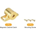 4 Set Magnetic Cabinet Door Catch Zinc Alloy Magnet Latch Closure ...