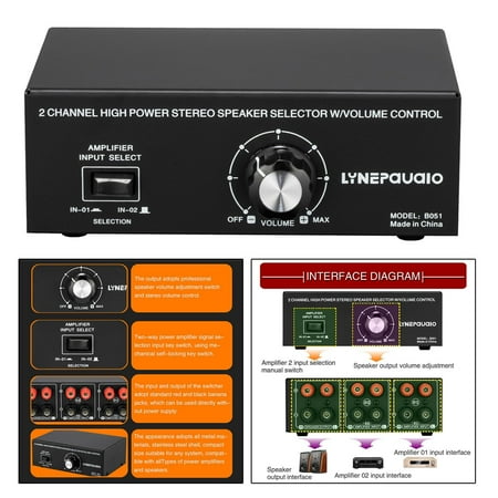 Splitter Selector Up to 200W Per Channel s | Walmart Canada