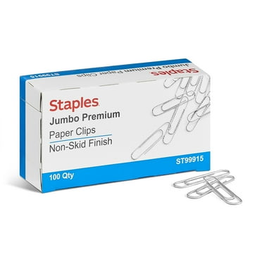 Pen+Gear Jumbo Smooth Paper Clips, Silver, 100 Count - Walmart.com
