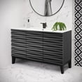 Cascade 48" Bathroom Vanity in Black - Walmart.com