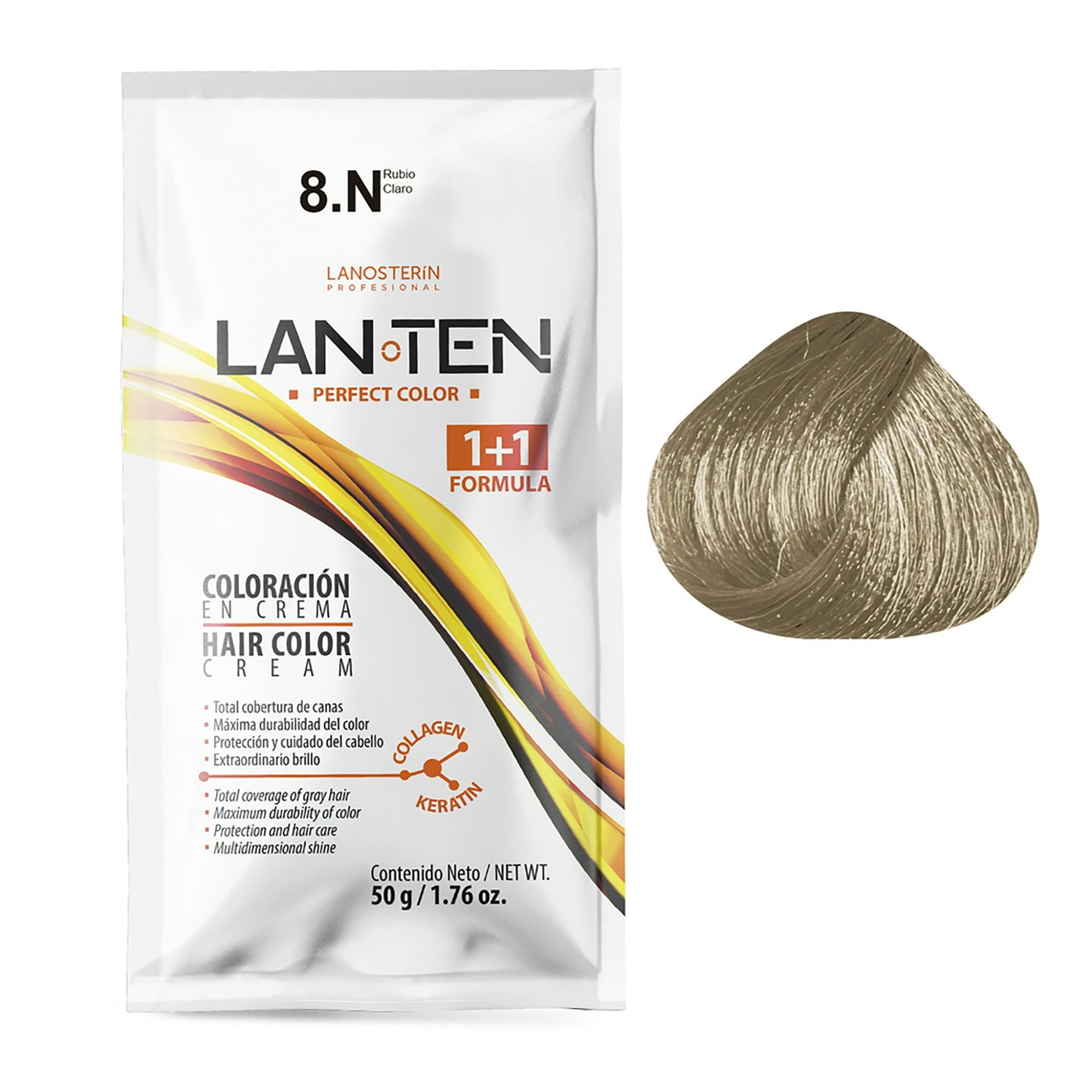 Inner Pack Tinturas Lan Ten 1+1 Rubio Claro 8N (12 Unidades | Knasta Chile