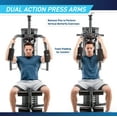 Marcy 150 lb. Stack Weight Home Gym MWM-4965SC Full Tricep Lat Butterfly Curl Gym - Walmart.com