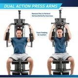 Marcy 150 lb. Stack Weight Home Gym MWM-4965SC Full Tricep Lat ...
