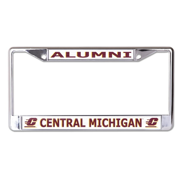 Central Michigan University Alumni Chrome License Plate Frame - Walmart ...