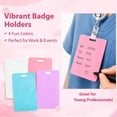Erasable Notepad Badge, Make Your Own Badge Card Vertical for Nurse ...