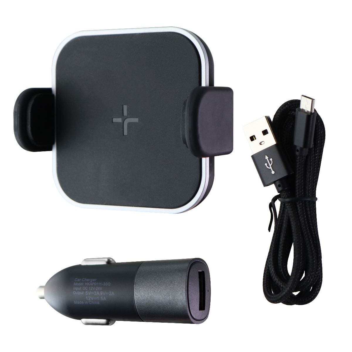 TYLT Car Vent Mount Wireless Charger for Qi Smartphones - Black/Silver ...