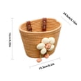 Bicycles Front Handlebar Basket Boys Girls Bike Basket Replacement Soft ...