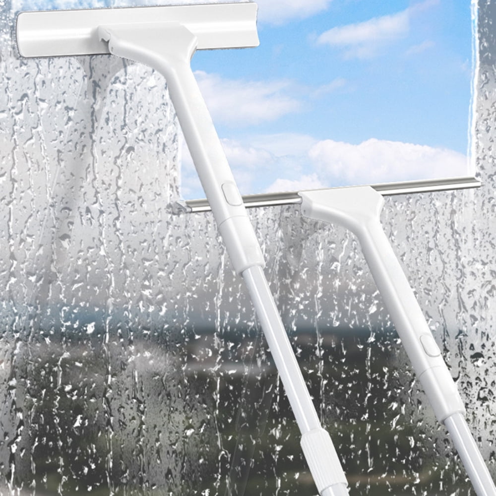 2 in 1 Adjustable Cleaning Mop Floor Squeegee Scrubber for Wall Ceiling ...