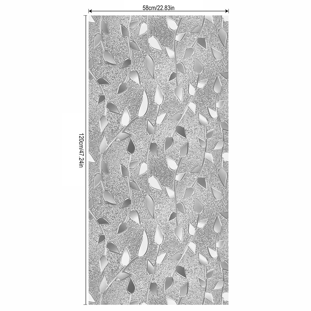 Glueless Painted Electrostatic Glass Sticker, 22.8" x 47.2 ...