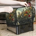 Uemuo Floral Rhino With Birds Print Toaster Cover 4 Slice, Small ...