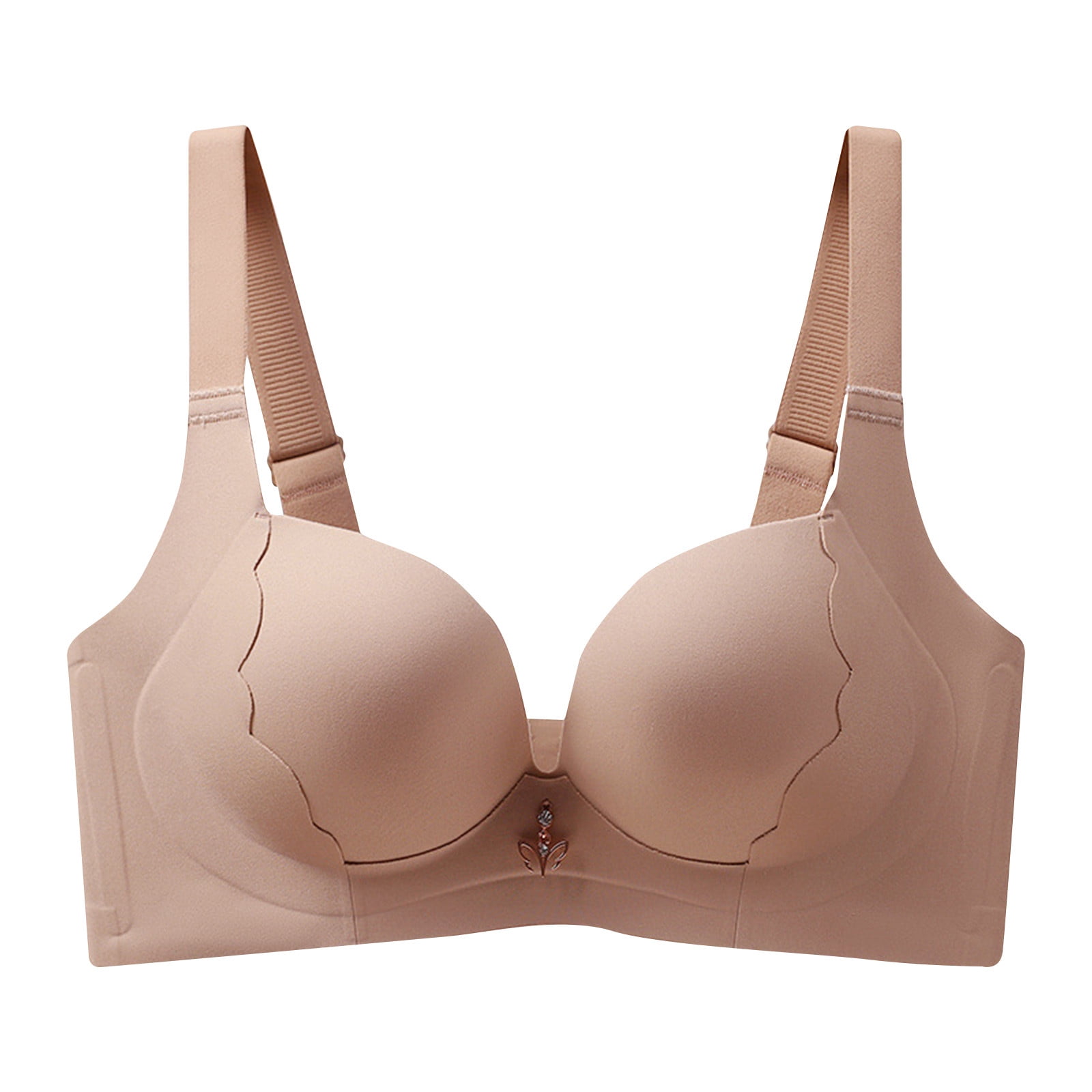 Click here for Jmyhoam Womens Bras Solid Color Seamless Plus Size... prices