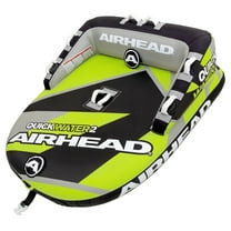 Airhead Slice Inflatable 2-Person Water Towable Boat Tube, Heavy-Duty ...