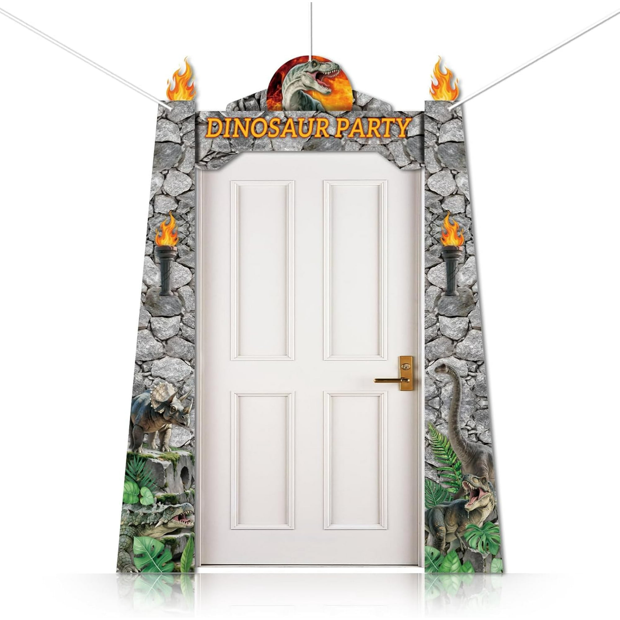Click here for Nobrand 3 Pcs Dinosaur Party Decorations Porch Ban... prices