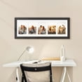 8x24 Collage Picture Frames Display Five 4x6 Picture Collage Wall Decor ...