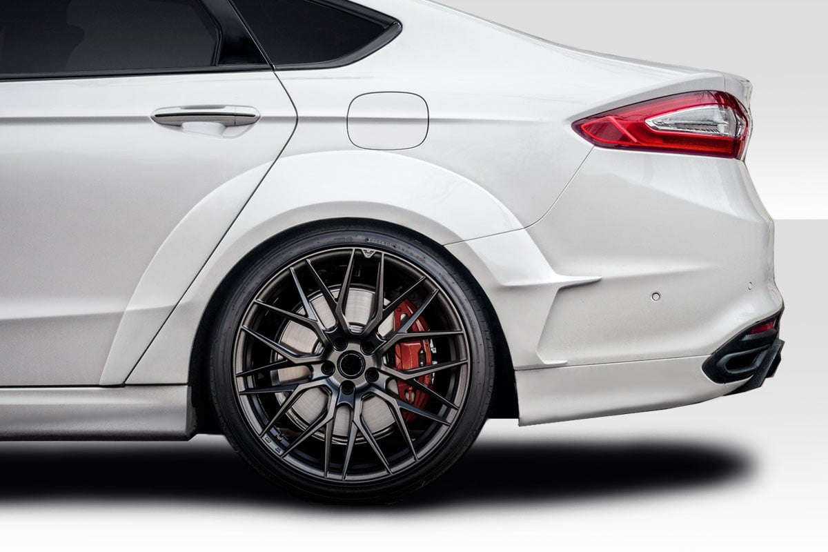 Duraflex Rear Fender Flares, 2013-2016 Ford Fusion, Fiberglass ...