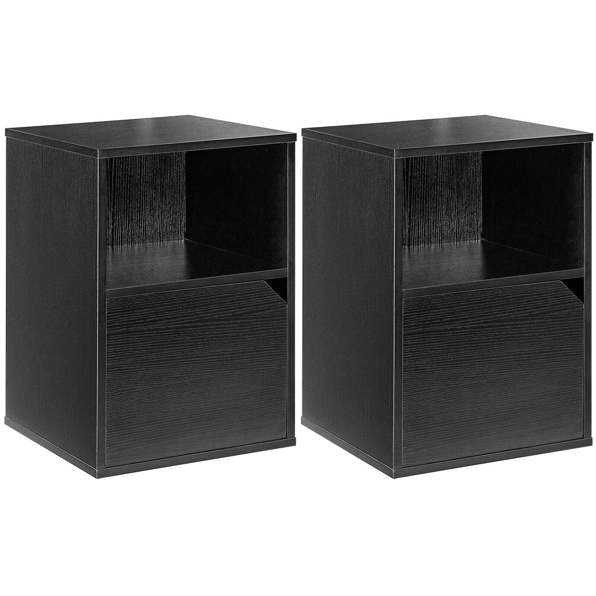 Click here for Gymax Set Of 2 Nightstands Side End Table Storage... prices