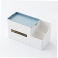 BESTYASH Plastic Storage Tissue Box Blue Simple And Modern For Home Use ...