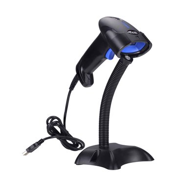 Symbol LS2208 Handheld Barcode Scanner Kit with Gooseneck Stand and ...