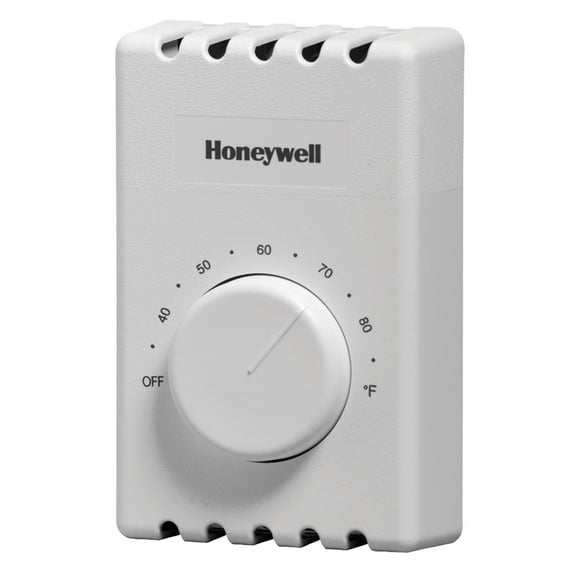 Resideo Honeywell Brush Gold Electric Heat Thermostat, SPST, Adjustable ...