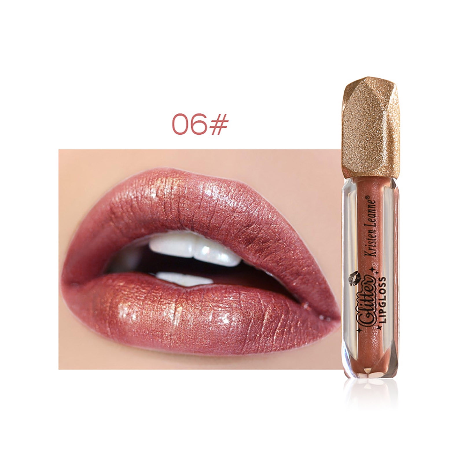 KKCXFJX Clearence Matte Pearlescent Flash Lip Color Does Not Stain Cup ...