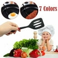 BQLQBQLQ Non Stick Silicone Slotted Turner High Heat Resistant Spatula ...