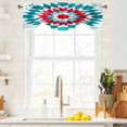 Country Tie Up Valance Curtains Vintage Tribal Modern Bohemian Ethnic ...
