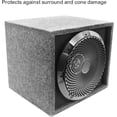8-Inch High Excursion Black Steel Mesh Subwoofer Grille - Walmart.com