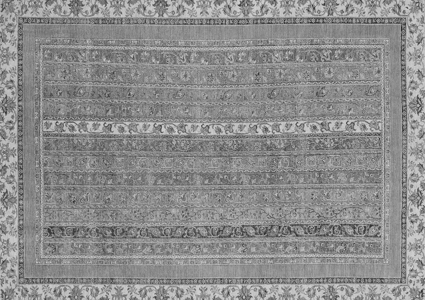 Ahgly Company Indoor Rectangle Abstract Gray Modern Area Rugs, 5' x 7 ...
