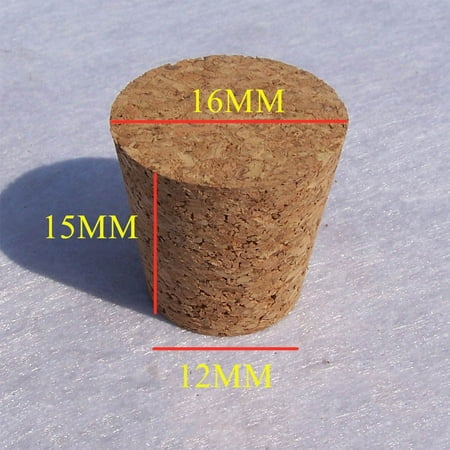 Conical Glass Bottle Stopper Home Brew Wine Jar Plug Beer Bottle Oak ...