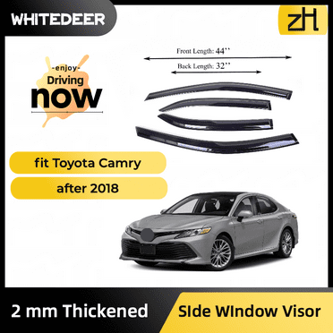 Magshion 4Pcs Set Window Visor Deflector Sun Rain Guard Smoke Tinted ...