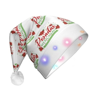 Christmas Hat, Santa Hat Xmas Holiday Hat for Adults Unisex Velvet Comfort Christmas New Year ...