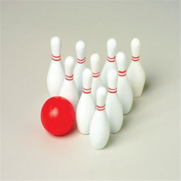 TreasureGurus Wooden 9 Pin Bowling Set Rustic Colonial Era Nine Pins ...