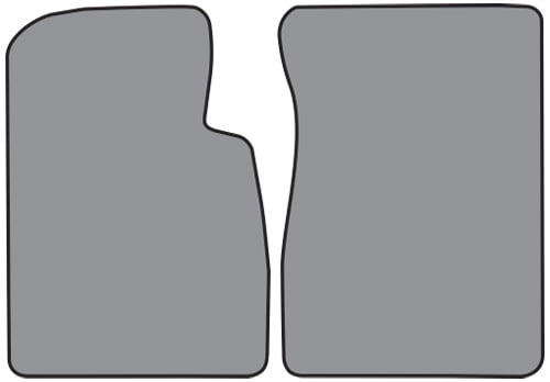 1959-1965 Ford Ranchero Floor Mat 2pc (FM36F) 35 Charcoal Loop with ...